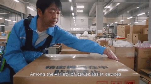 Watch Panasonic's New Line of Exoskeletons in Action