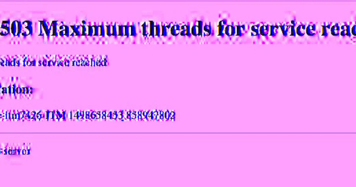 What Is An HTTP Error 503 The Result Of A DDoS Attack What Is An HTTP Error 503 The Result Of A DDoS Attack