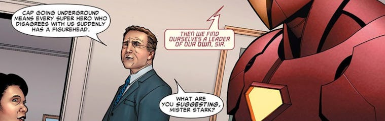 Is Donald Trump President in the Marvel Comics?