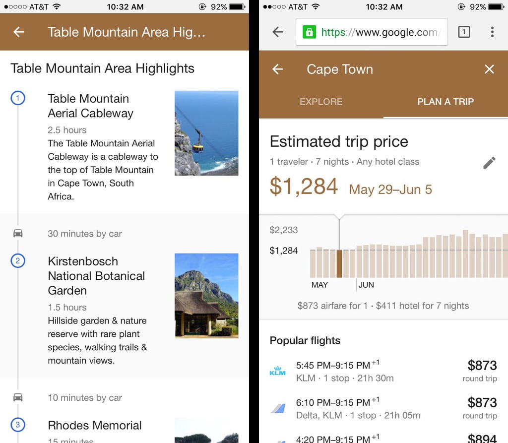Google Debuts Destinations, Which Just Plans Your Vacation for You