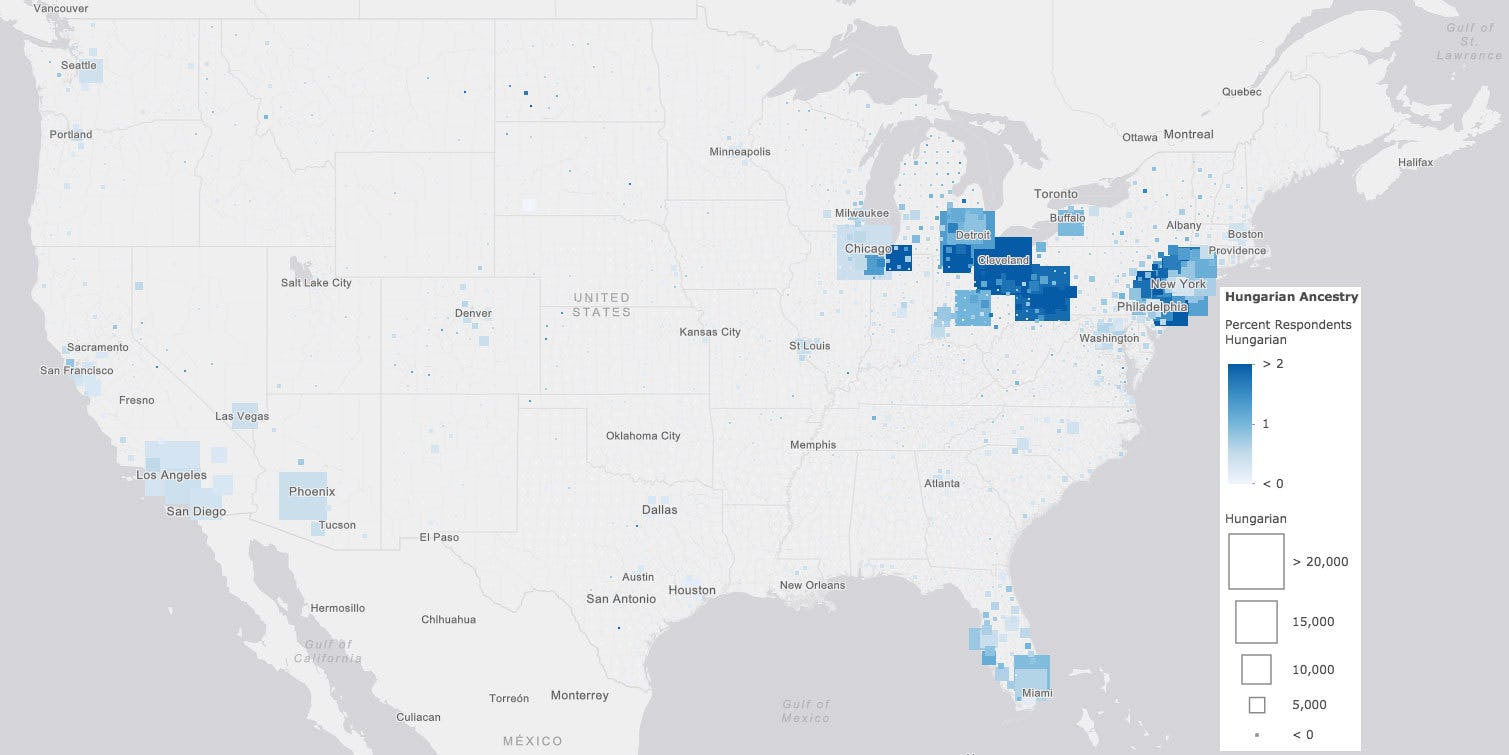 America's Biggest Ancestry Groups — Mapped