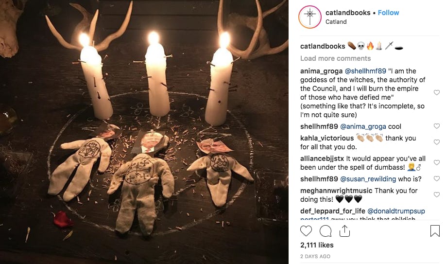 The Witches Who Cursed Brett Kavanaugh Were Exercising Free Speech