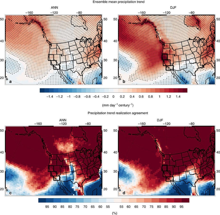 Climate Change Could Actually Make California Wetter
