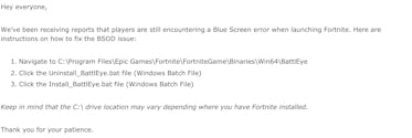'Fortnite' BSOD: How to Fix the Blue Screen of Death Bug