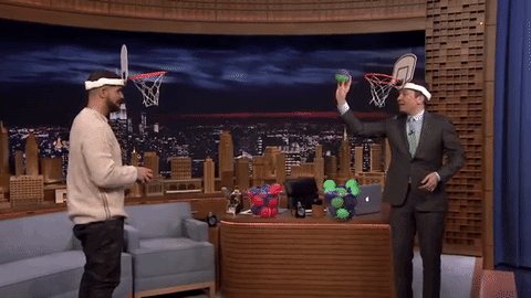 Drake Plays "Faceketball" With Jimmy Fallon