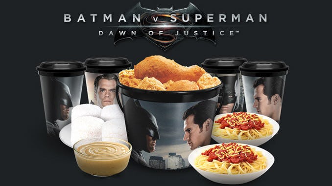 These Official 'Batman V Superman' Doritos, Dr. Peppers and KFC Just ...