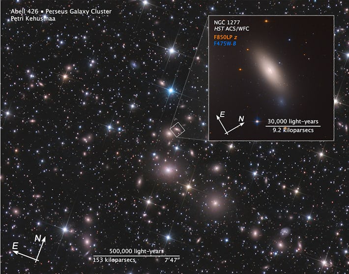 Hubble Finds "Relic Galaxy" NGC 1277 Is Smaller Than Milky Way
