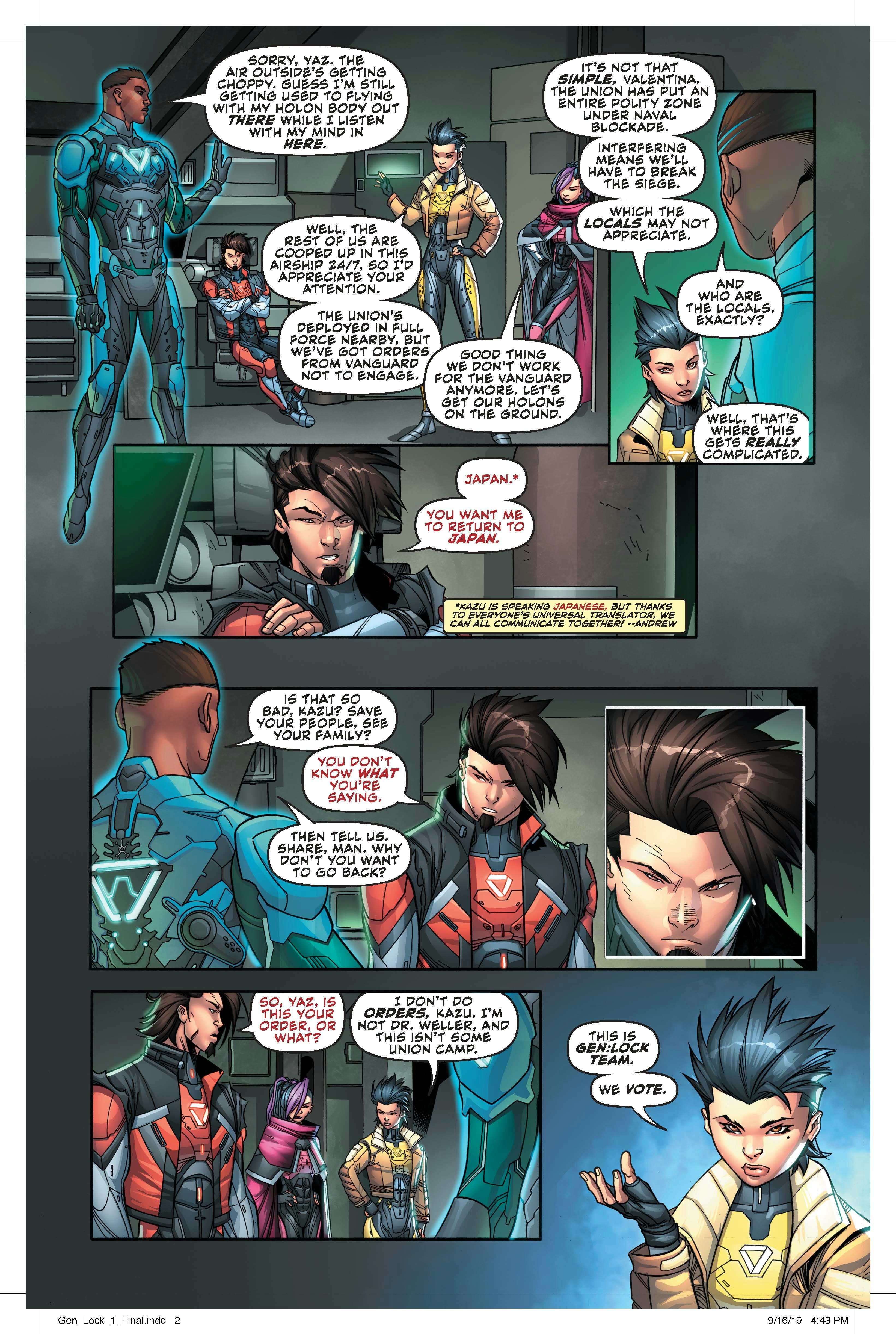 DC's 'gen:LOCK' comic book series is "Season 1.5," sets up Season 2