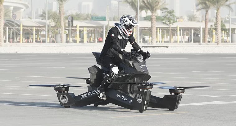 Watch This Delightfully Impractical Hover Bike That's Taking Pre-Orders Now