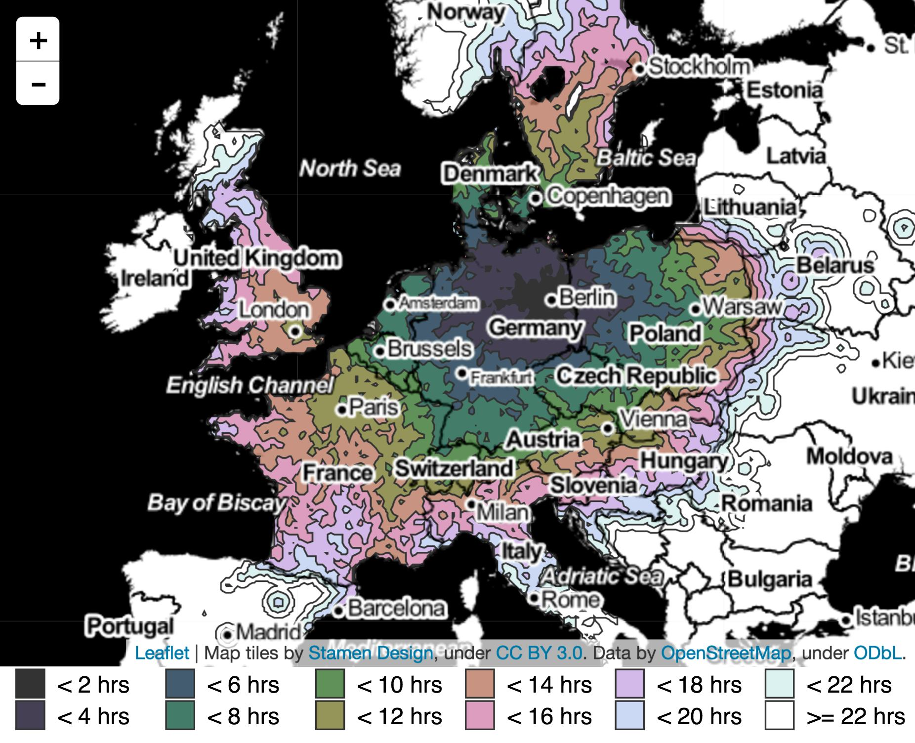 These Europe Train Maps Will Help You Plan the Ultimate Eurotrip