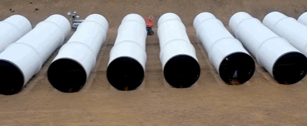 New Video Shows Hyperloop Tubes Sitting in the Nevada Desert