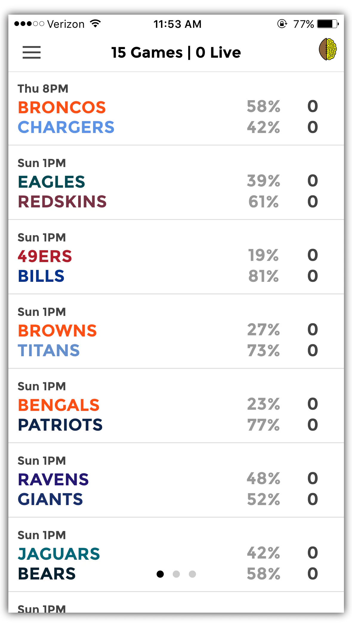 Real-Time Win Probability Will Change NFL Football Forever