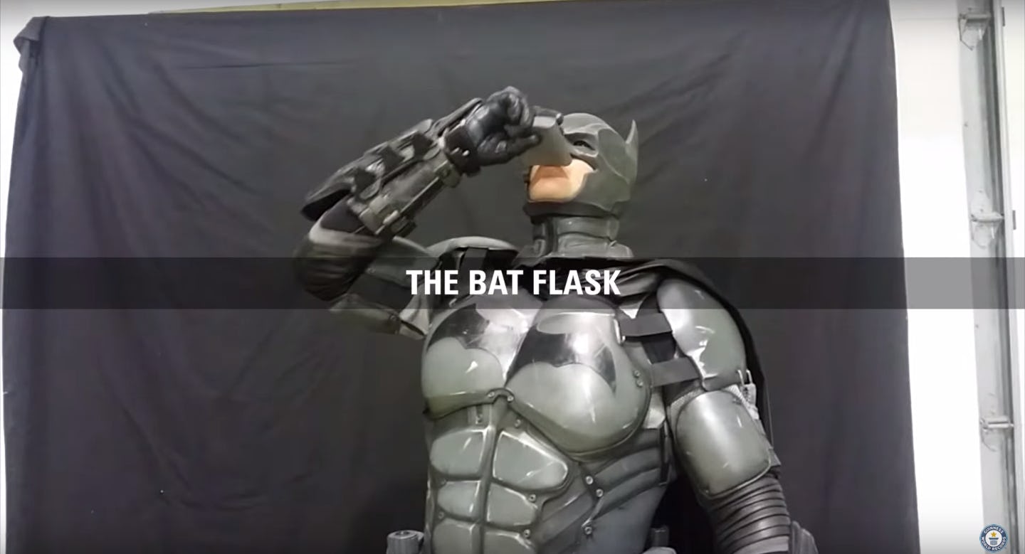 This Guy Broke a Cosplay World Record With A Batflask