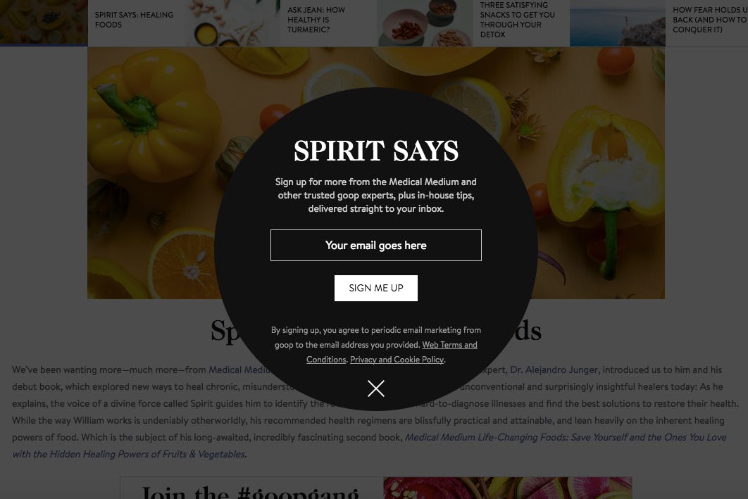 Goop's "Medical Medium" Anthony William Dispenses Junk Science