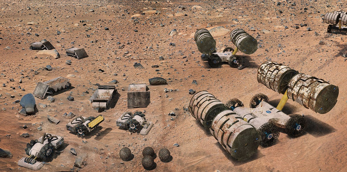 Martian Architecture Will Swap Glassy Skyscrapers for Caves So We Survive