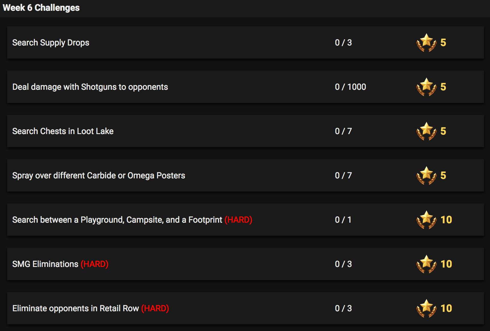 ‘Fortnite’ Leaked Week 6 Challenges Reveal Spray Painting and Supply Drops