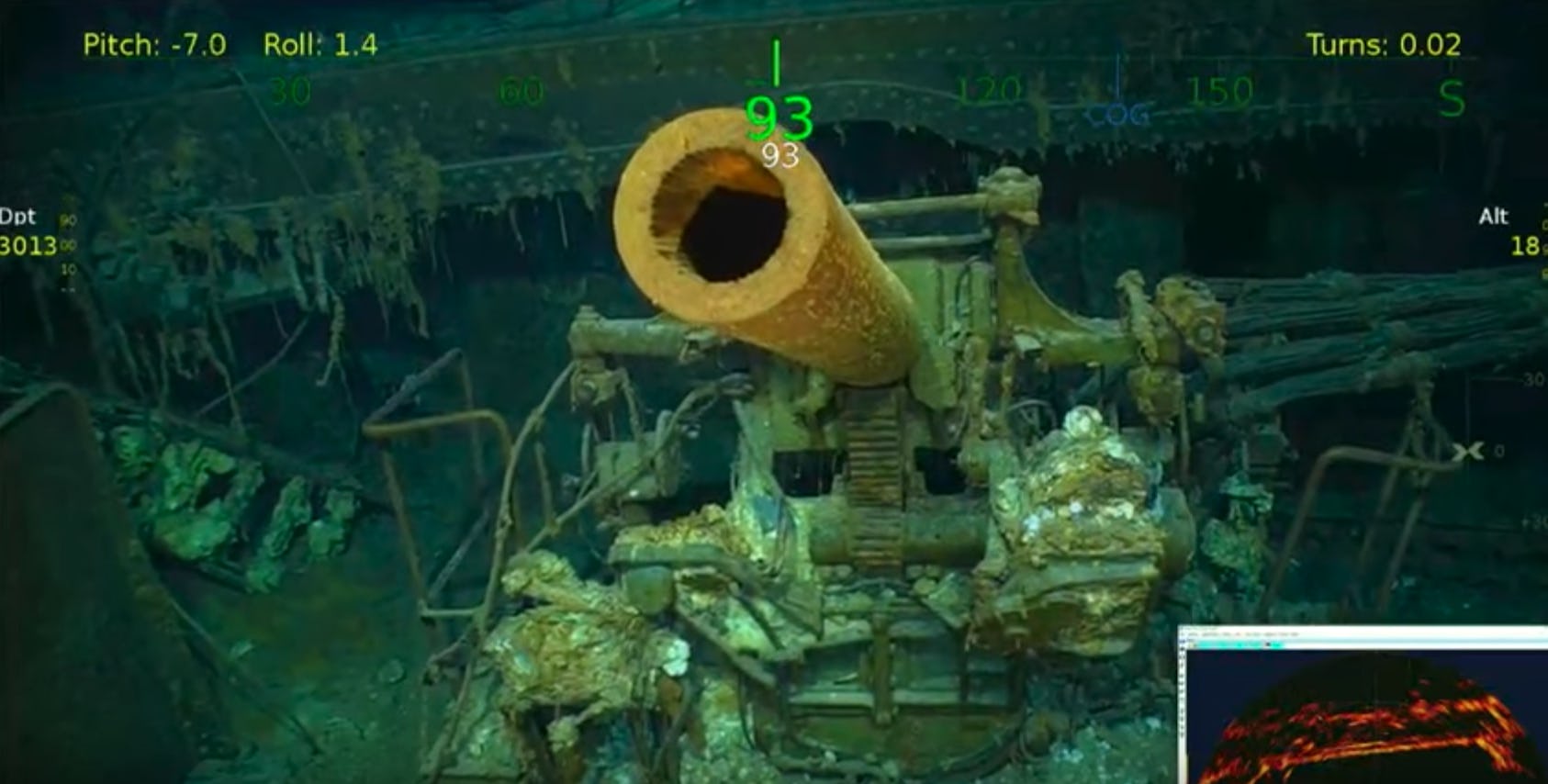 USS Lexington Aircraft Carrier From WWII Found in Deep Sea Wreck