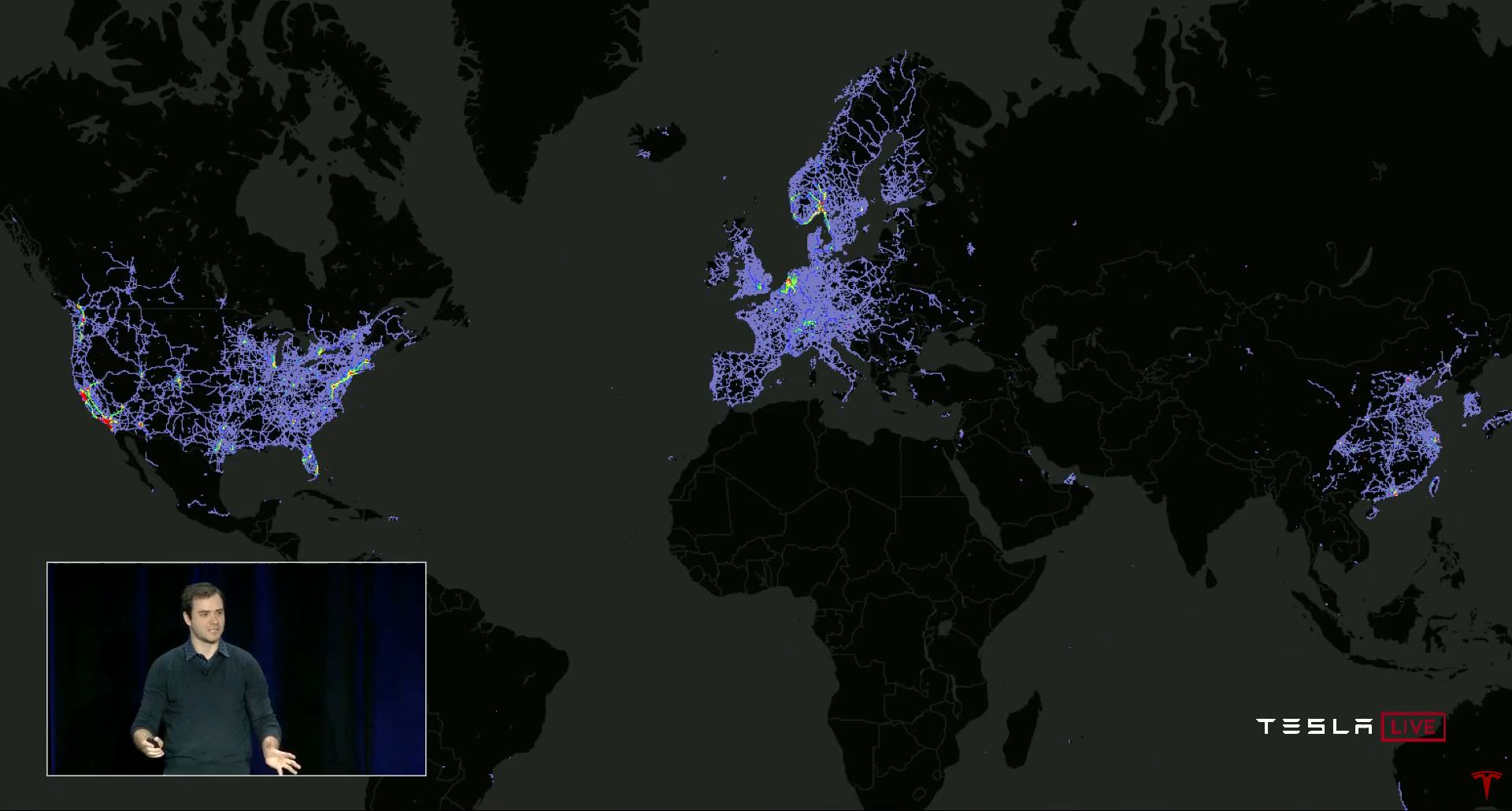Tesla World Map Shows EV Hot Spots in Cities Across the Globe
