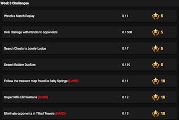 'Fortnite’ Leaked Week 3 Challenges: Rubber Duckies, Treasure Map, and More