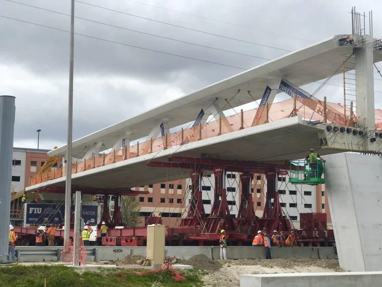 "Construction Marvel" Pedestrian Bridge Collapses Days After Going Up
