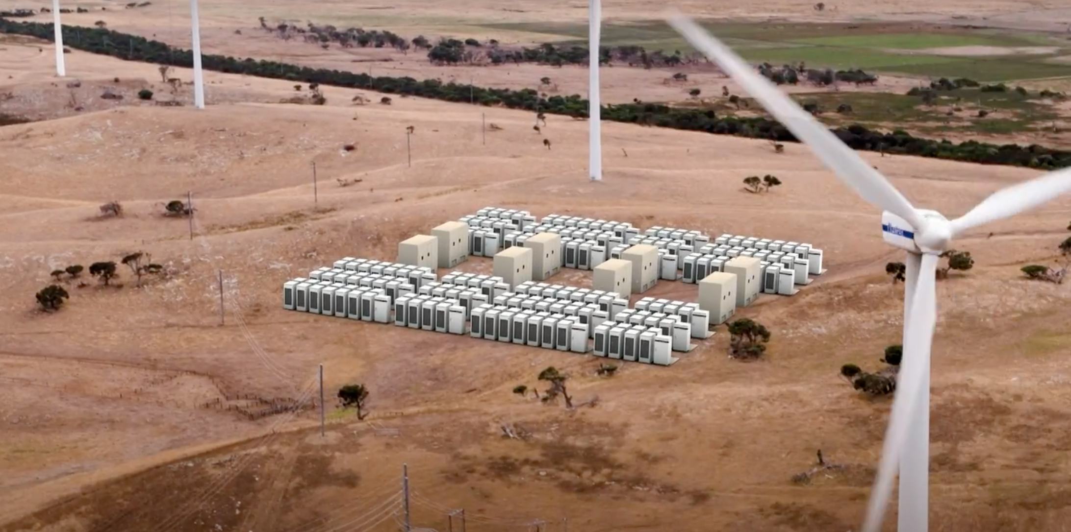 Tesla’s Next Giant Battery Is Coming to a South Australian Wind Farm