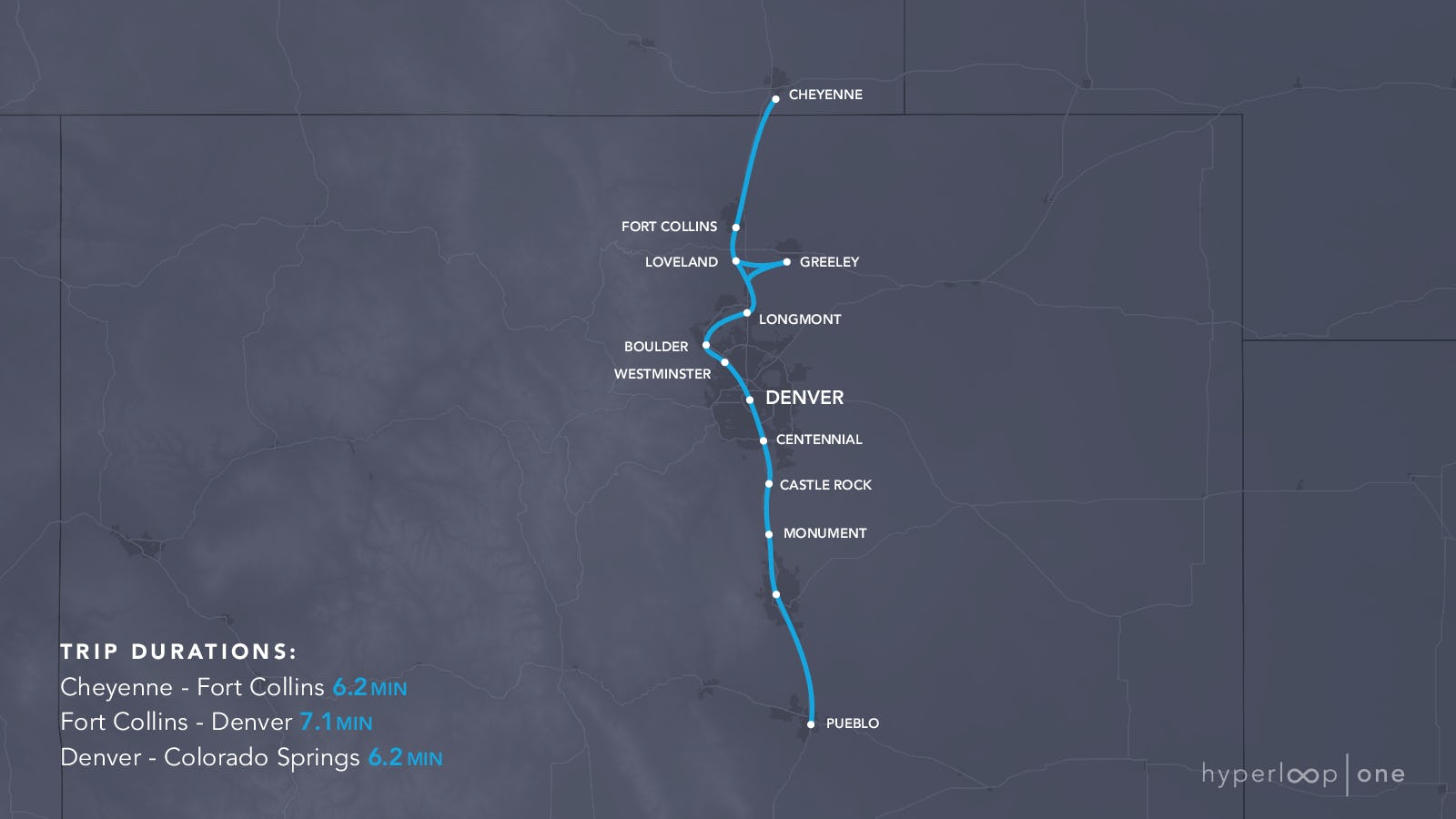 Here are the 11 Proposed Hyperloop One Routes in the U.S.