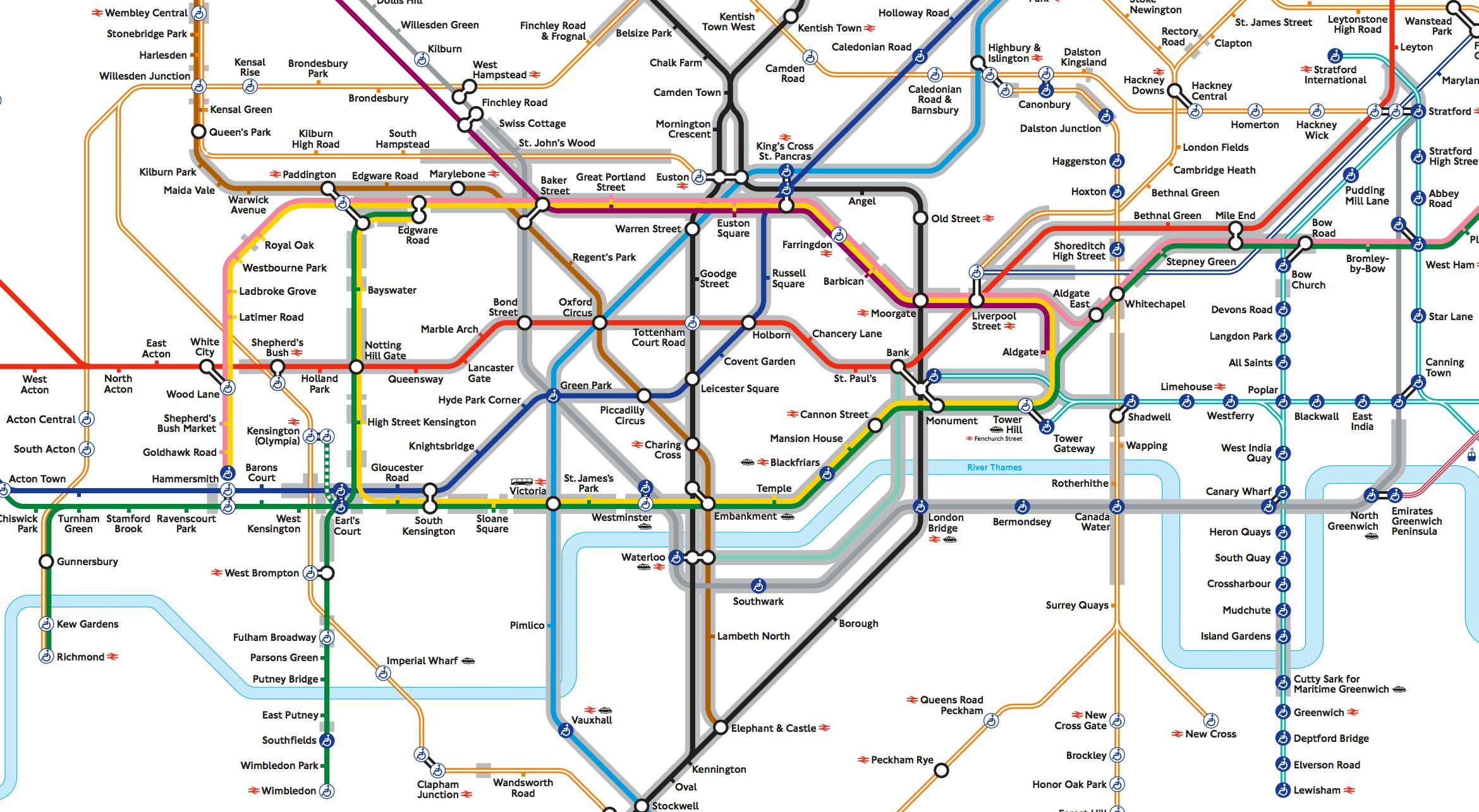 London's Newest Tube Map is Designed to Help People With Anxiety