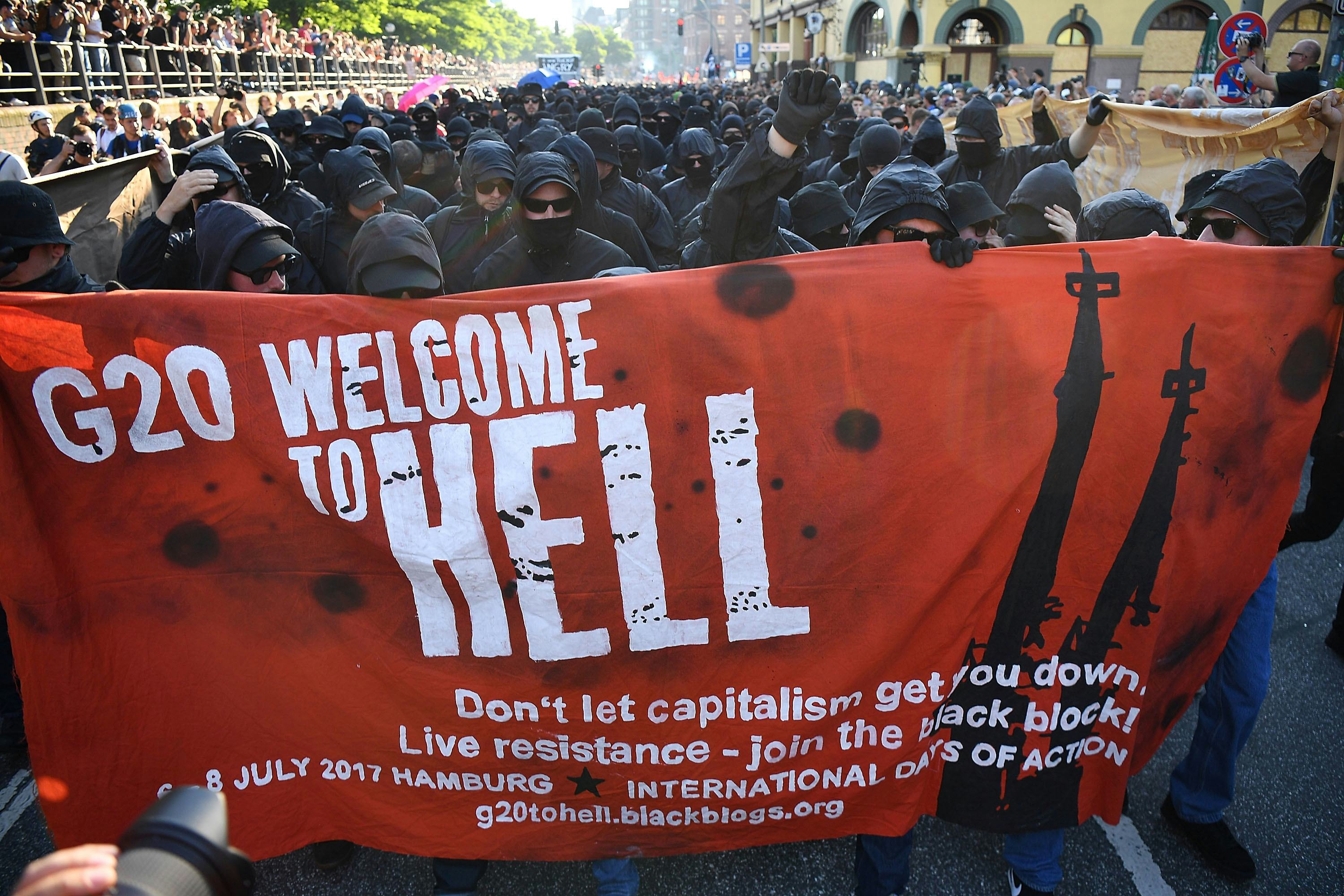 Here's What the G20 Zombie Protestors Want From Us
