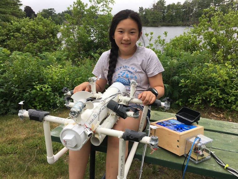 A 7th-Grader Built an Underwater Rover to Save Oceans From Microplastics