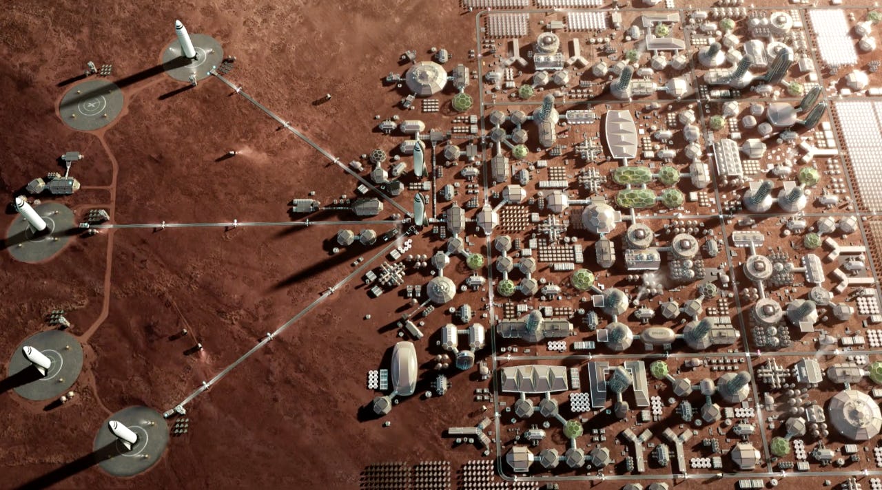 Starlink: How SpaceX’s satellite constellation could help build a Mars city