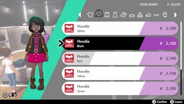 'Pokémon Sword & Shield' character customization: Clothes, hair & more