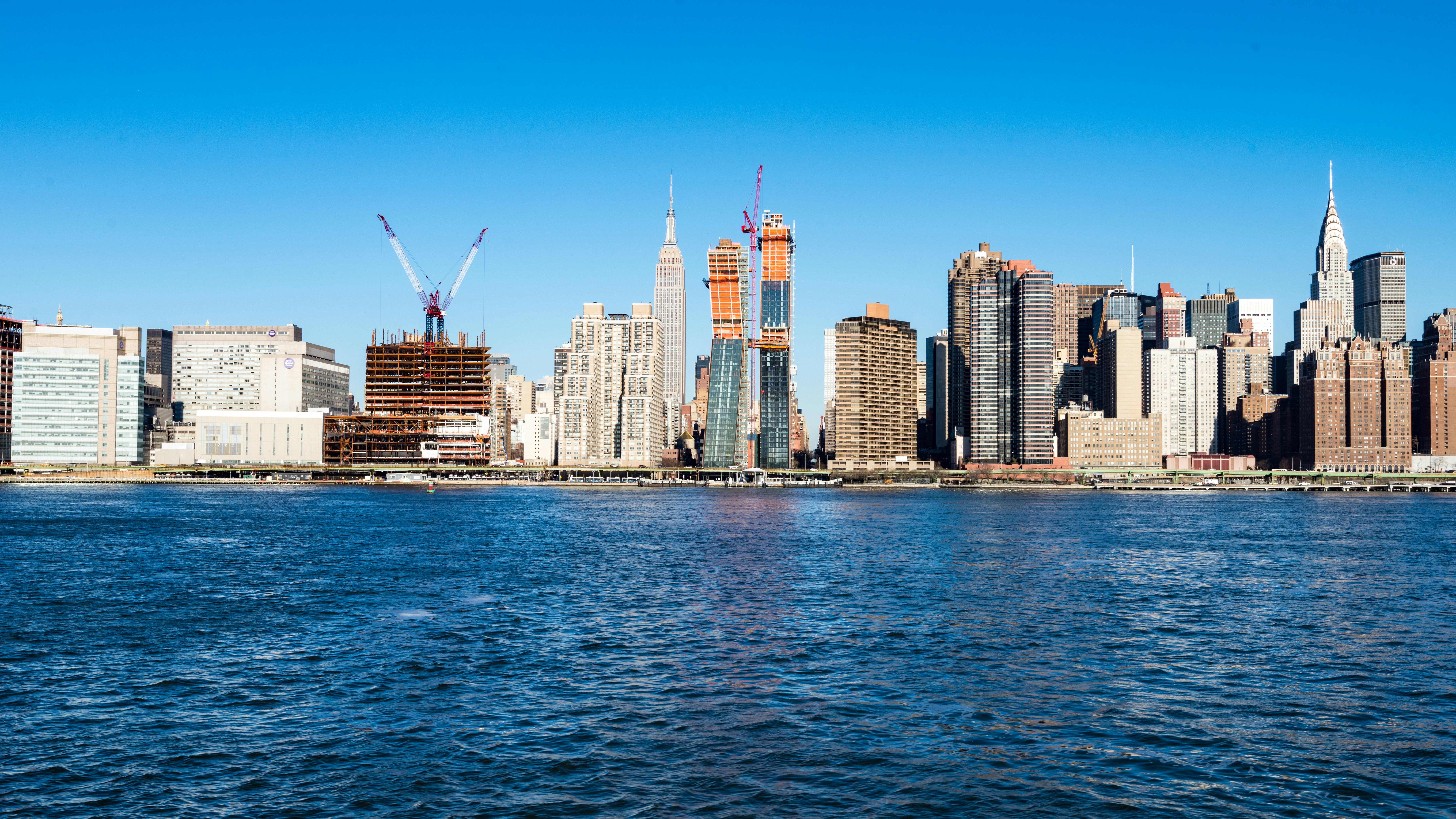 Inside the American Copper Buildings' Skybridge Pool
