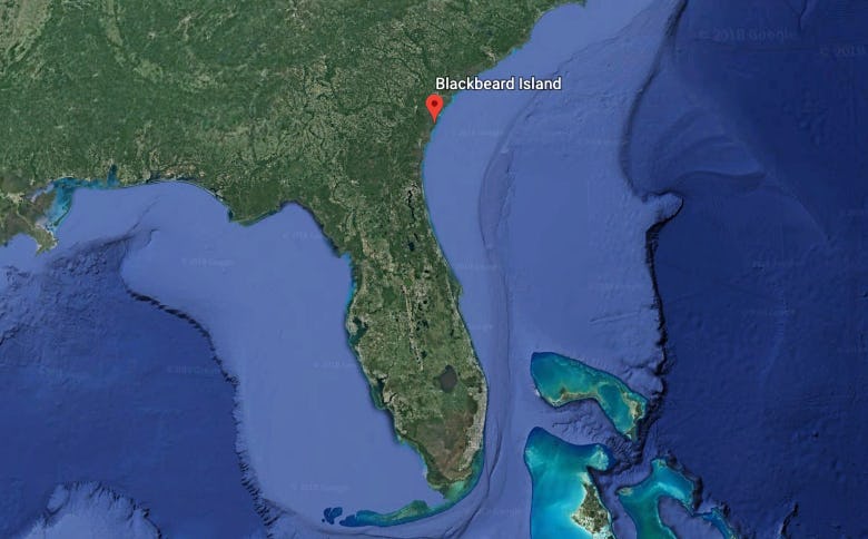 Hurricane Irma Formed a New Island From Blackbeard Island in Georgia