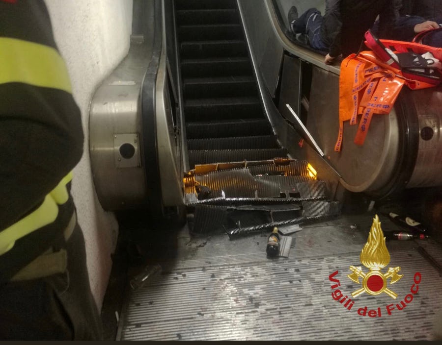 Rome Escalator Video Shows Terror: Why Many Escalators Fail