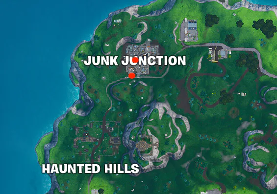 'Fortnite': Where to Spray a Fountain, Junkyard Crane, and Vending Machine