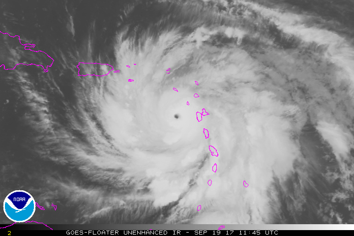 Hurricane Maria's Pinhole Eye Makes It Stronger, Faster Than Most