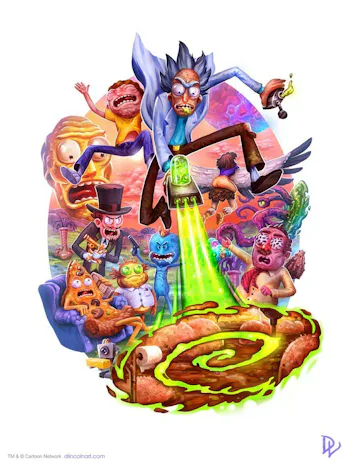 Ranking the Best Art From Adult Swim's 'Rick and Morty' Gallery