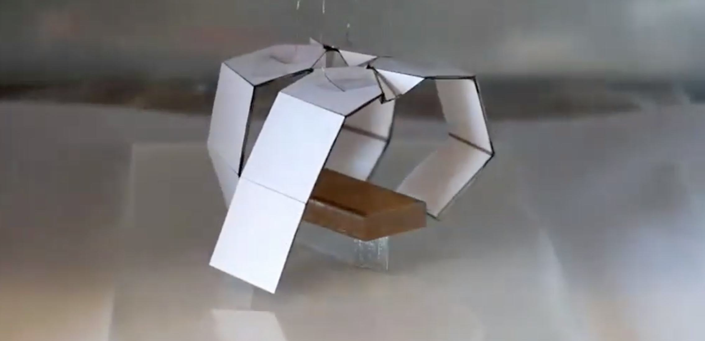 Self-folding kirigami robots will curl up in the face of disaster