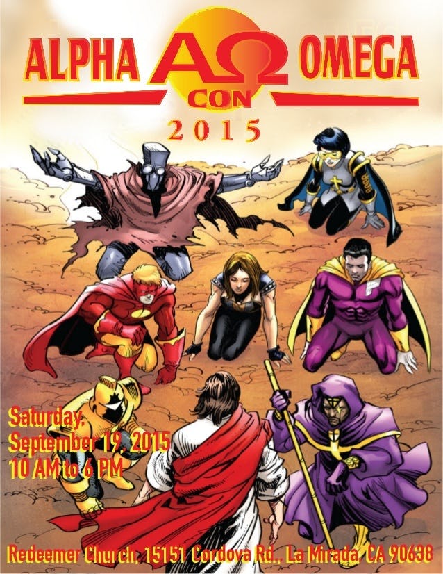 Inside The Christian Comics Arts Society Booth at Comic-Con