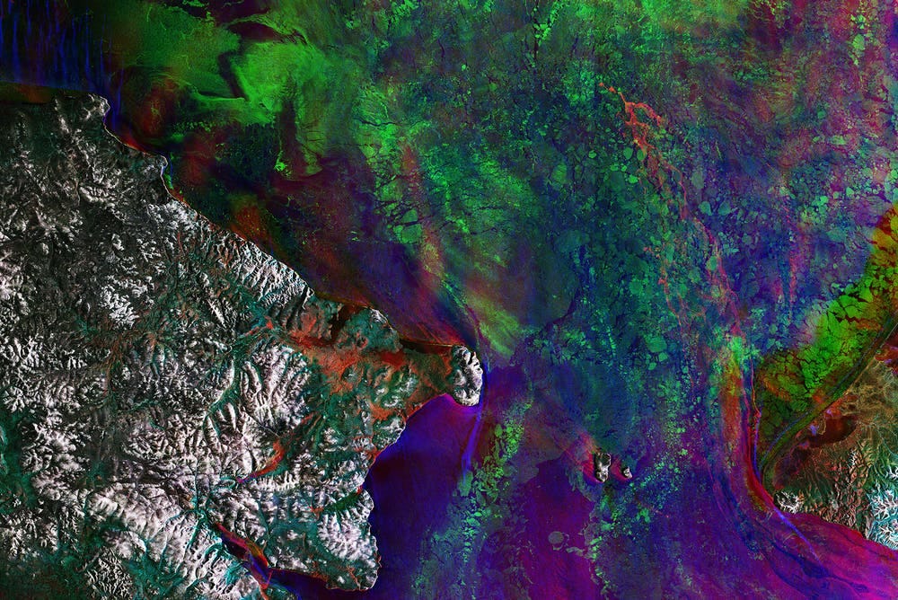 ESA Satellite Images Reveal Shrinking Bering Strait Sea Ice