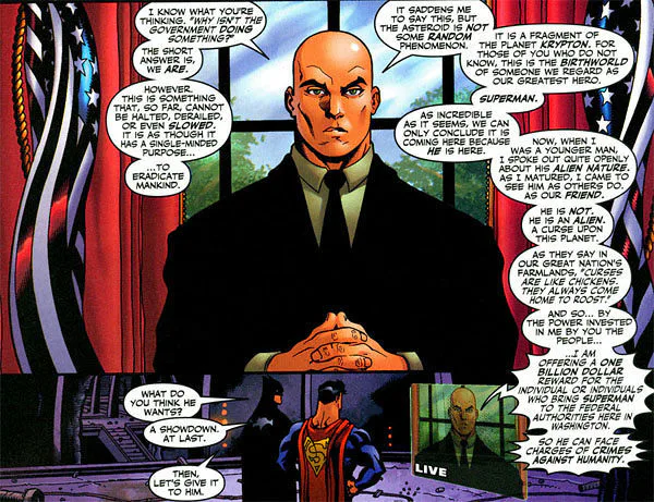 Donald Trump is Borrowing From Lex Luthor's Presidential Campaign Playbook