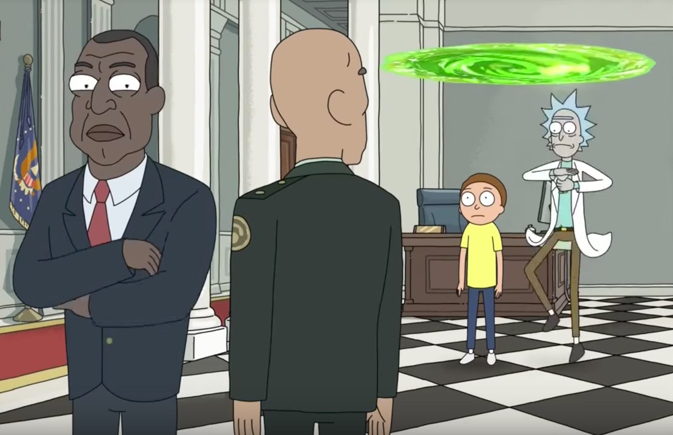 'Rick and Morty' Season 3 Finale Outs Twisted Presidential Habits