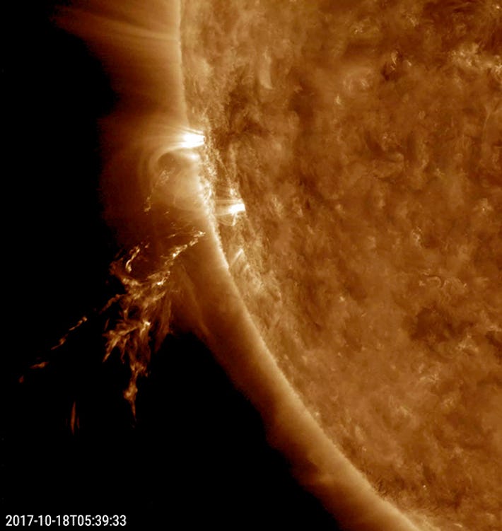 NASA Records Video of Solar Flare