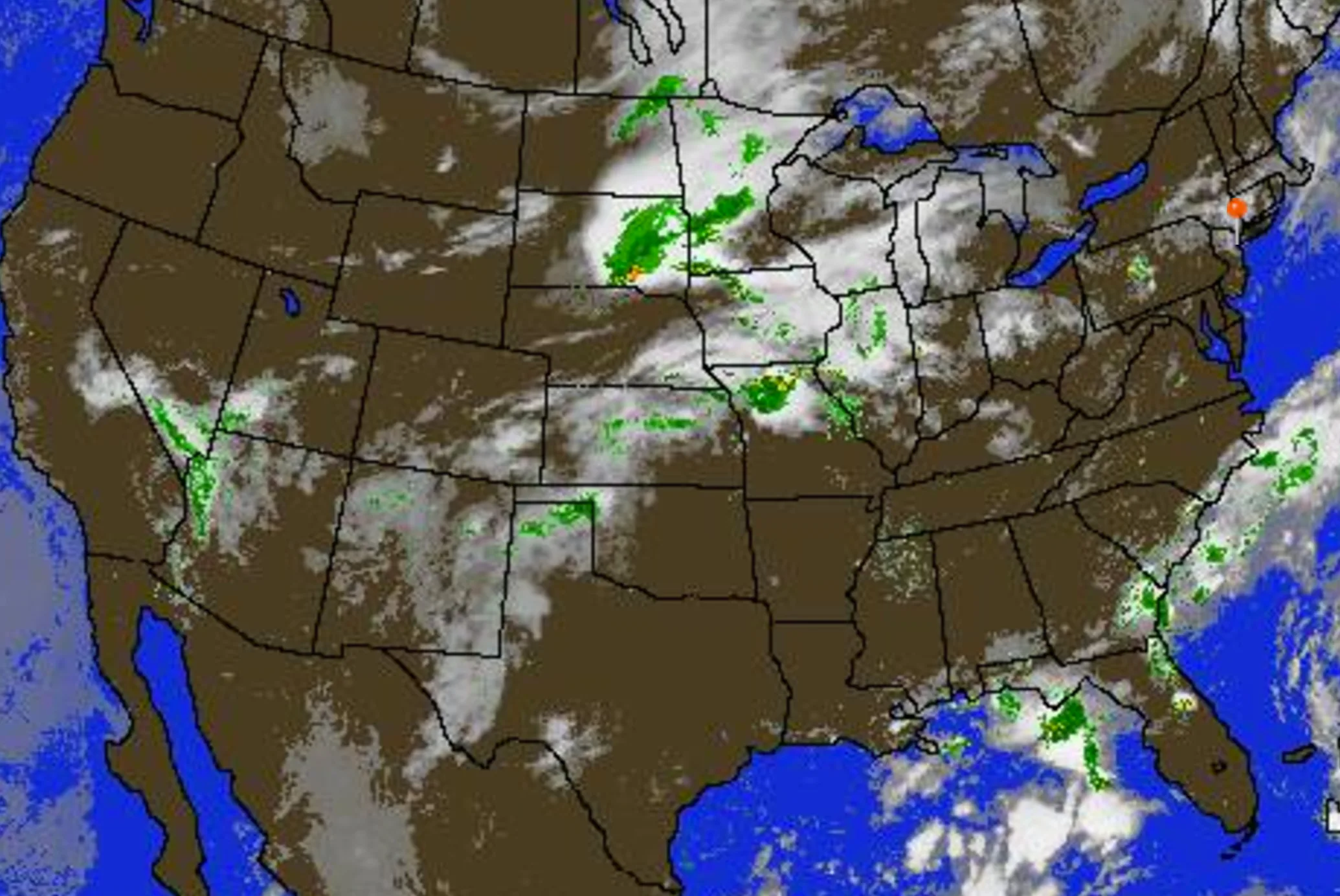 U.S. Map Shows Where It's Cloudy for Today's Total Solar Eclipse