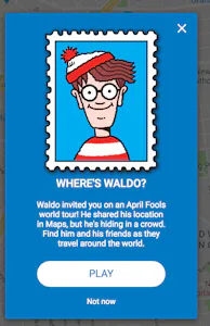 Google Maps Celebrates April Fools' Day With 'Where's Waldo?' Game