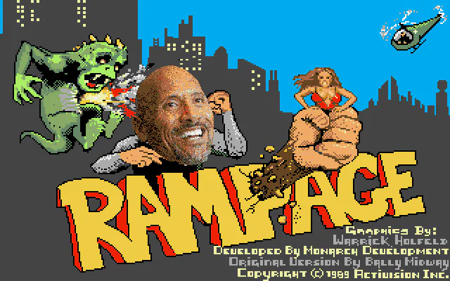 Dwayne "The Rock" Johnson Reveals New 'Rampage' Characters