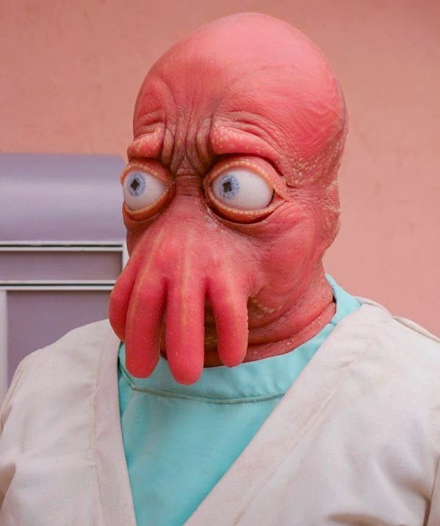 zoidberg looking led masks