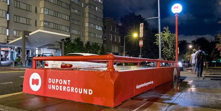 D.C.'s Dupont Underground Trolley Station Turns Into an Art Gallery
