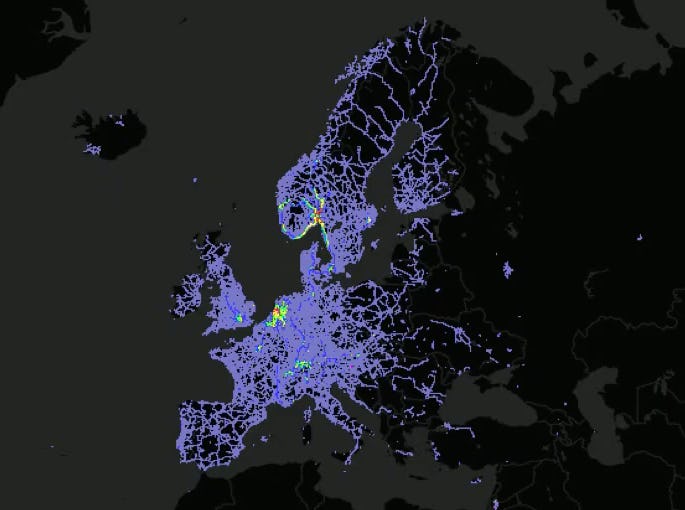 Tesla World Map Shows EV Hot Spots in Cities Across the Globe