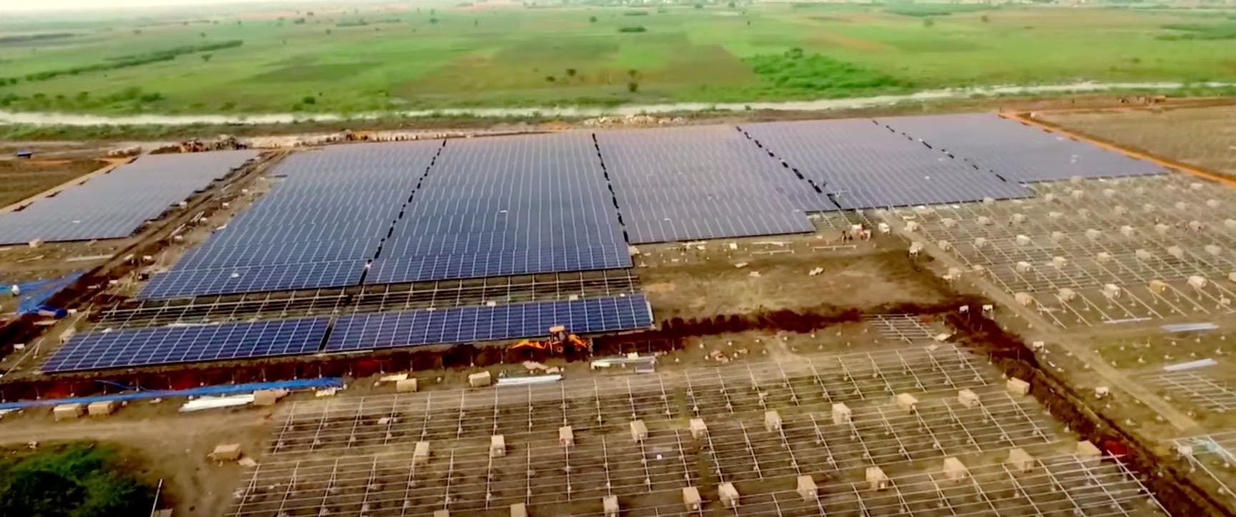 Photos Show the World's Largest Solar Plant in India